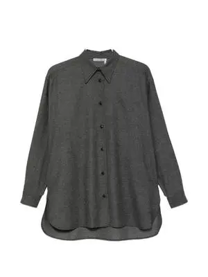 Dusan Long-sleeve Button-down Shirt - Grey