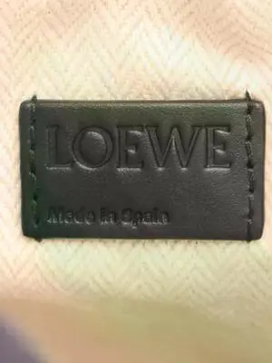 Loewe Braid Pocket Iraca Palm Pouch Crossbody Bag - Neutrals