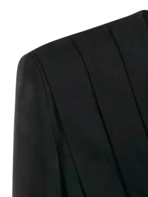 Max Mara Single-breasted Compact Cady Jacket Midnightblue