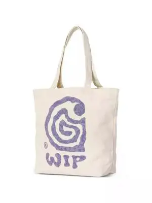 Carhartt Work In Progress Helix-print Canvas Tote Bag