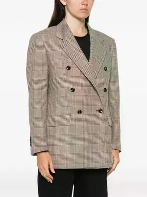 Tagliatore Check-pattern Double-breasted Jacket