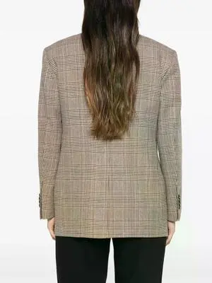 Tagliatore Check-pattern Double-breasted Jacket