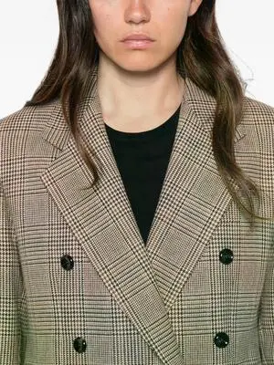 Tagliatore Check-pattern Double-breasted Jacket
