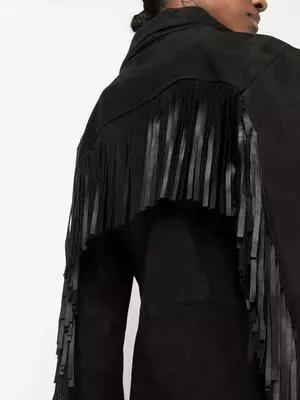 DANCASSAB Rivera Fringed Leather Jacket