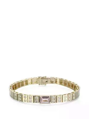 TYPE JEWELRY Morganite And Diamond Bracelet - Gold