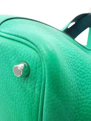 Hermès 2020 Clemence Picotin Lock 18 Handbag - Green