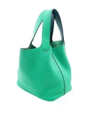 Hermès 2020 Clemence Picotin Lock 18 Handbag - Green
