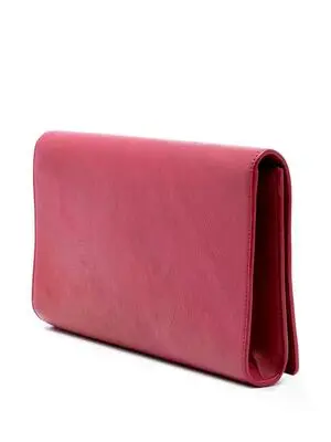 Saint Laurent Belle De Jour Leather Clutch Bag
