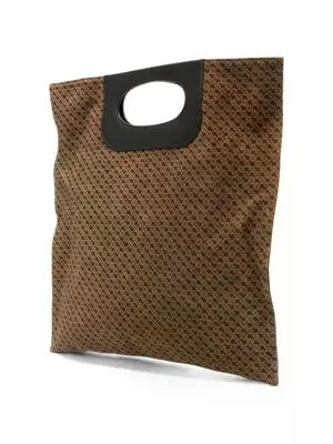 GHERARDINI Logo-print Sheep Leather Tote Bag