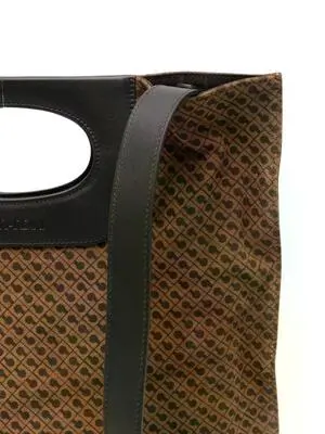GHERARDINI Logo-print Sheep Leather Tote Bag