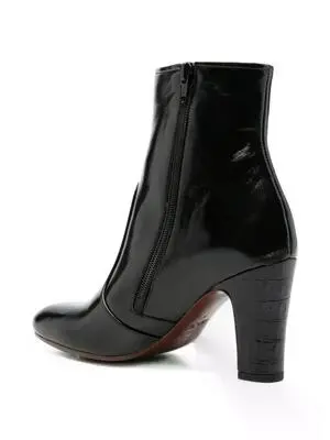 Chie Mihara Manel Croc-effect Leather Ankle Boots