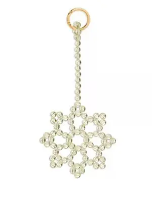 0711 TBILISI Snowflake Keychain - Green