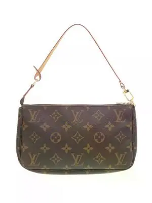 LOUIS VUITTON 2011 Monogram Pochette Accessoires Shoulder Bag - Brown