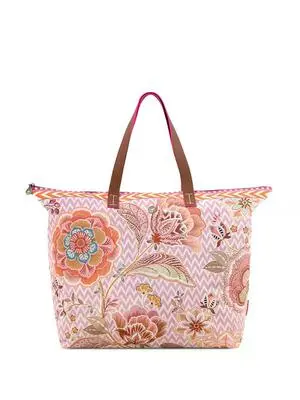 PIP STUDIO Floral-print Tote Bag - Pink