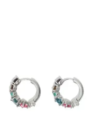 Bimba Y Lola Crystal-embellished Hoop Earrings