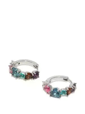 Bimba Y Lola Crystal-embellished Hoop Earrings