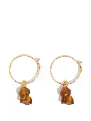 Bimba Y Lola Dog Hoop Earrings