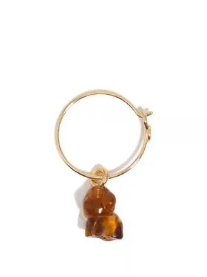 Bimba Y Lola Dog Hoop Earrings