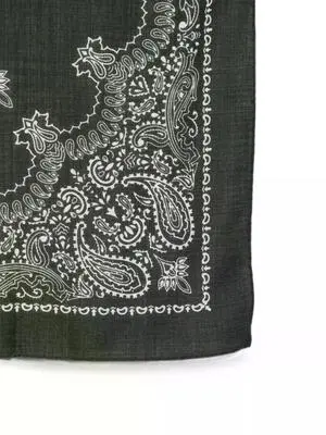 Destin Paisley-print Wool Scarf