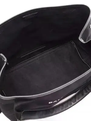 Balenciaga Canvas Navy Cabas S Tote Bag - Black