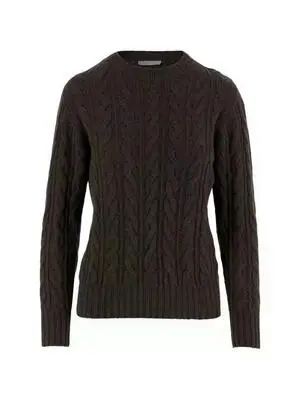 OLIVER LATTUGHI Cable-knit Cashmere Sweater