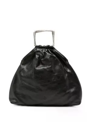 AUTENTICA 504 Leather Metal-handle Tote Bag