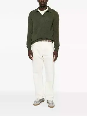 04651 / A TRIP IN A BAG Polo-collar Sweater