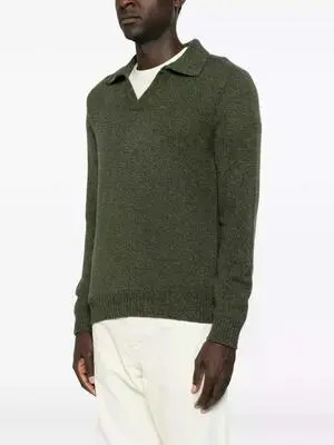 04651 / A TRIP IN A BAG Polo-collar Sweater