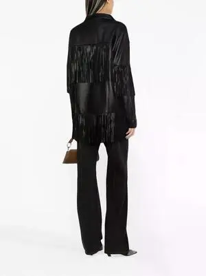 DANCASSAB Loretta Fringed Leather Jacket