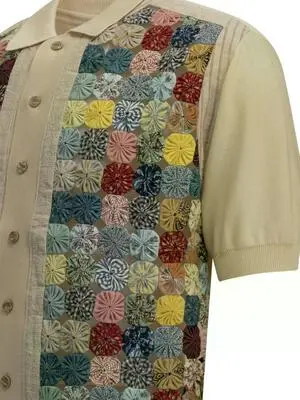 Kapital Patchwork Polo Shirt - Multicolour