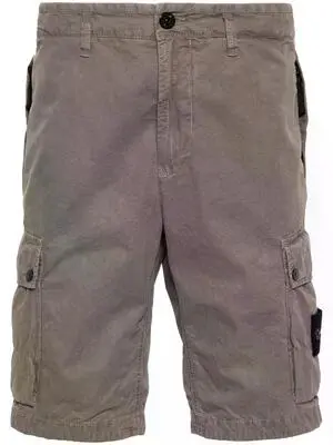 Stone Island Compass-badge Cargo Shorts - Brown