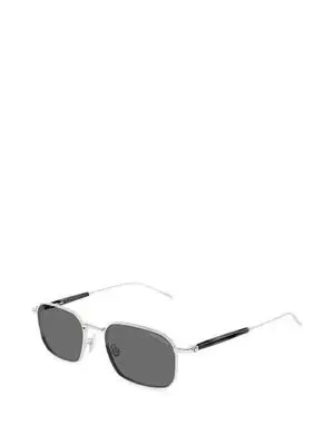 Montblanc Rectangle-frame Sunglasses - Silver