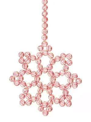 0711 TBILISI Snowflake Keychain - Pink