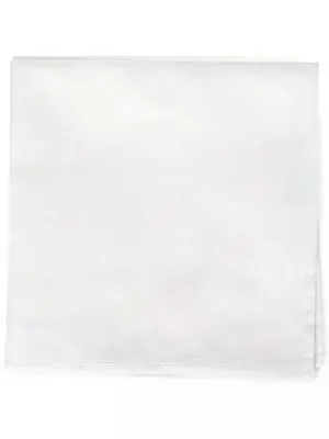 FRANZESE COLLECTION Cotton Handkerchief - White