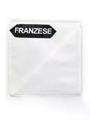 FRANZESE COLLECTION Cotton Handkerchief - White