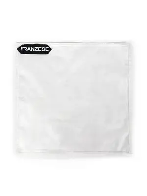 FRANZESE COLLECTION Cotton Handkerchief - White