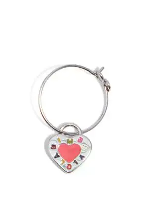Bimba Y Lola Heart Pink Earrings