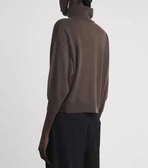 Max Mara Virgin Wool-cashmere Rollneck Sweater