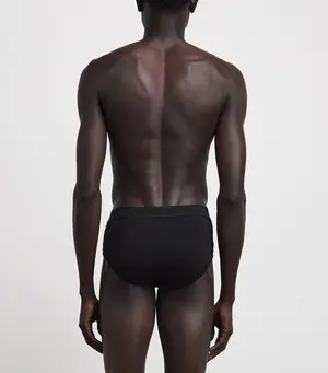 TOM FORD Stretch-cotton Logo Briefs