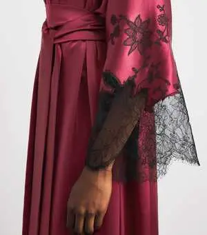 Carine Gilson Silk Long Hanae Robe
