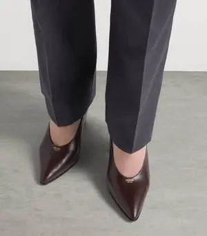 Prada Leather Slingback Pumps 85