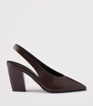 Prada Leather Slingback Pumps 85