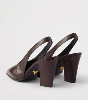 Prada Leather Slingback Pumps 85