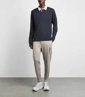 Vuori French Terry Cypress Rugby Shirt - Navy