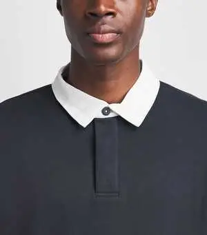Vuori French Terry Cypress Rugby Shirt - Navy