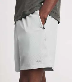 Vuori Kore Breathe Lined Shorts - Blue