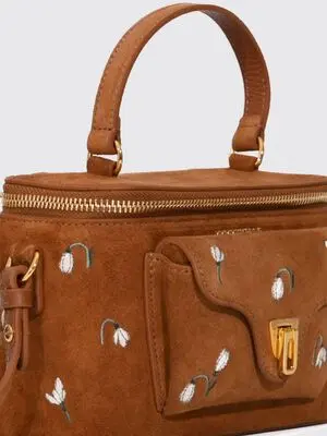 COCCINELLE Beat Generation Mini Bag In Suede With Embroidery