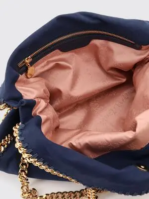 Stella McCartney Falabella Tote Bag With Iconic Chain Trim - Blue
