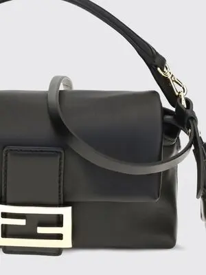 Fendi Baguette Mini Bag In Nappa Leather With Ff Logo