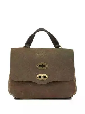 ZANELLATO Postina Stud-embellished Tote Bag - Brown